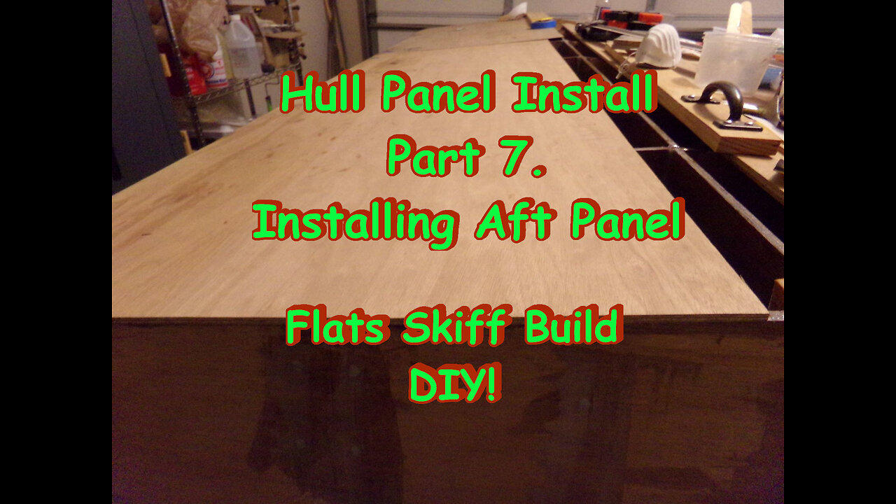Bottom Panel Install Part 7, Flats Skiff boat - One News Page VIDEO