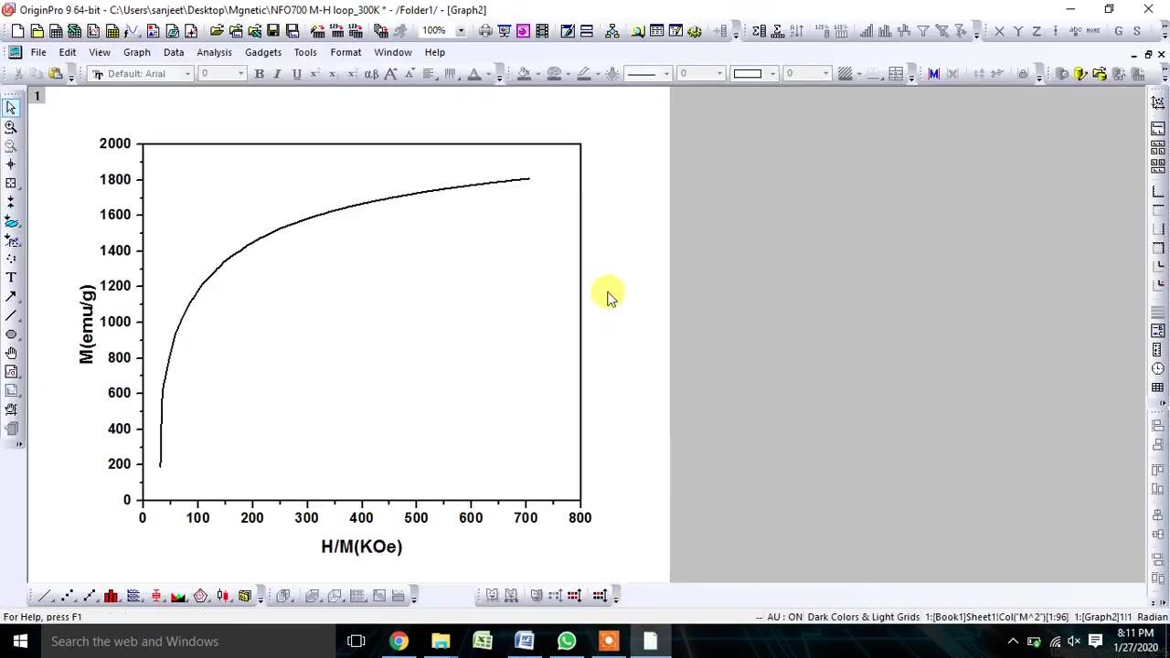 How to plot Arrot plot from magnetic data(M-H - One News Page VIDEO