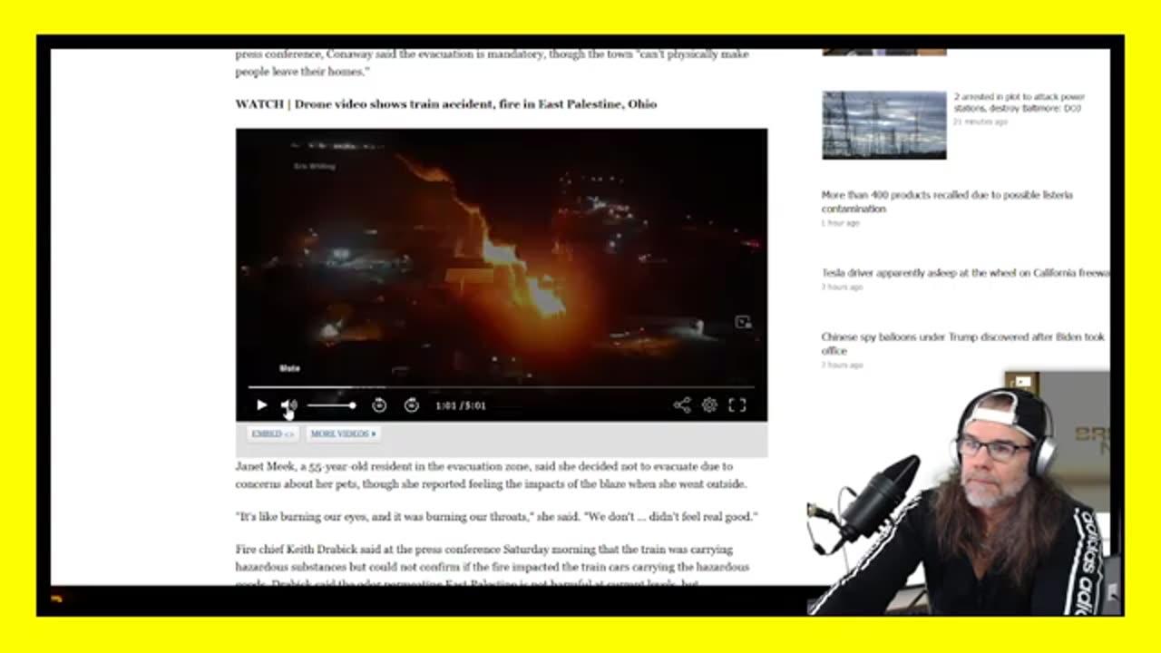 ⭐WTF?! MARTIAL LAW IN OHIO TOWN AFTER TRAIN - One News Page VIDEO