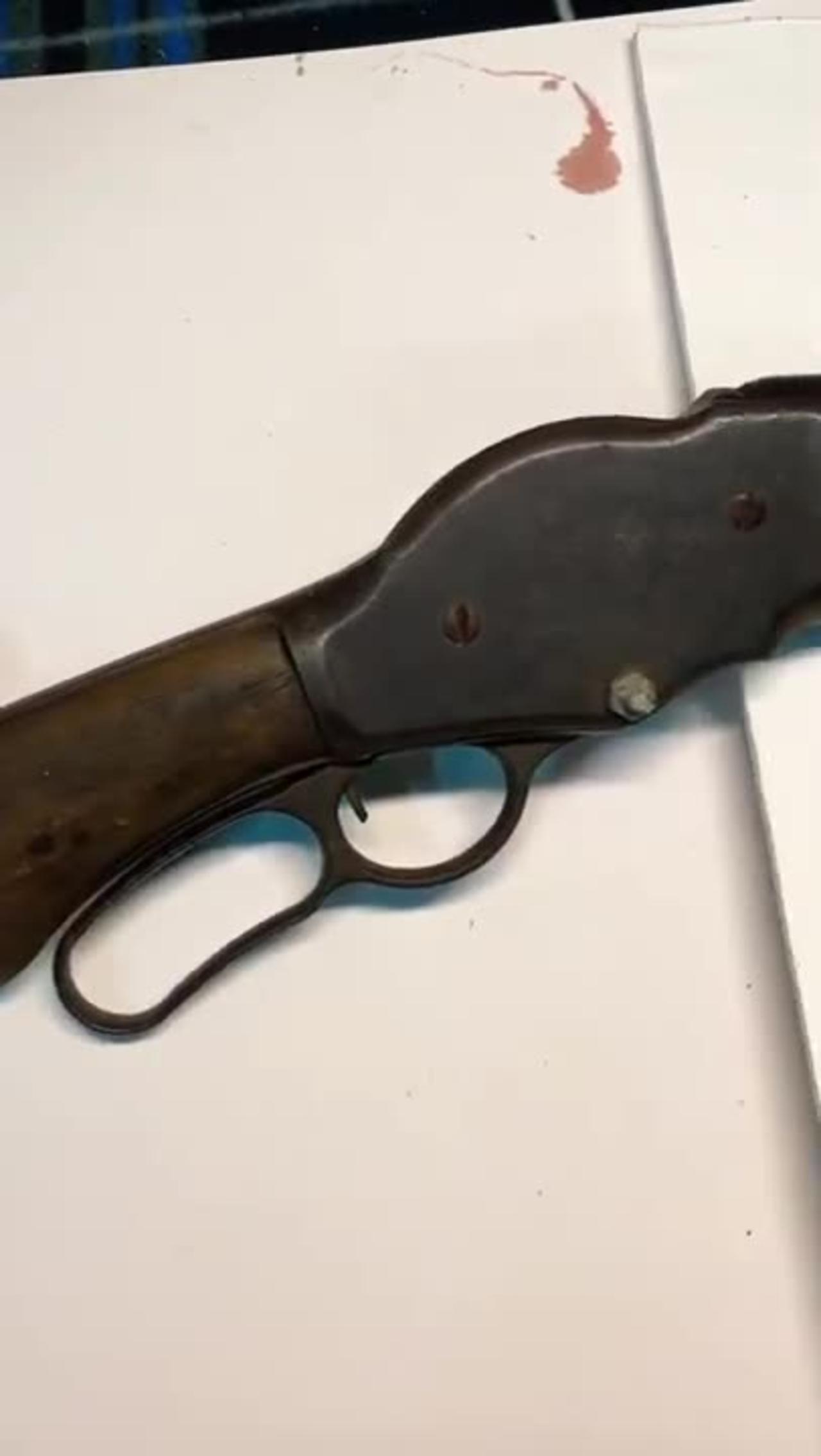 Original 1887 lever action shotgun 12 gauge - One News Page VIDEO