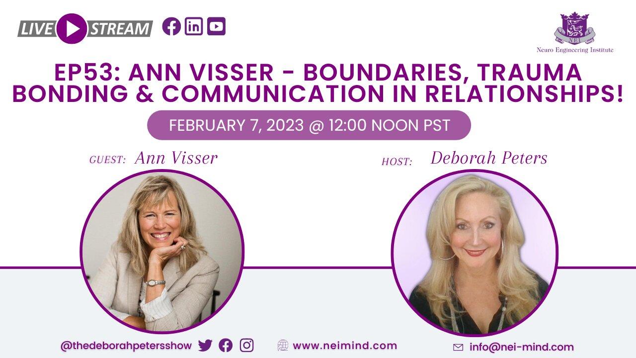 Ann Visser - Boundaries, Trauma Bonding & - One News Page VIDEO