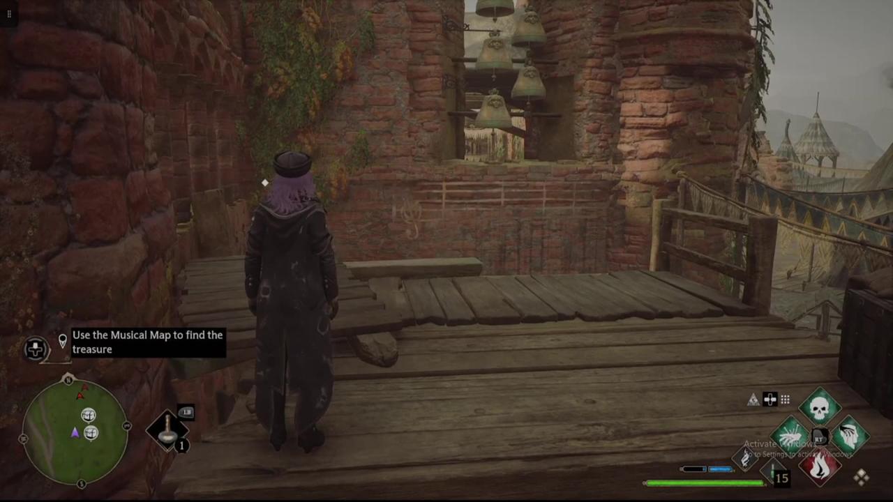 Hogwarts Legacy - Musical Map Treasure Location - One News Page VIDEO