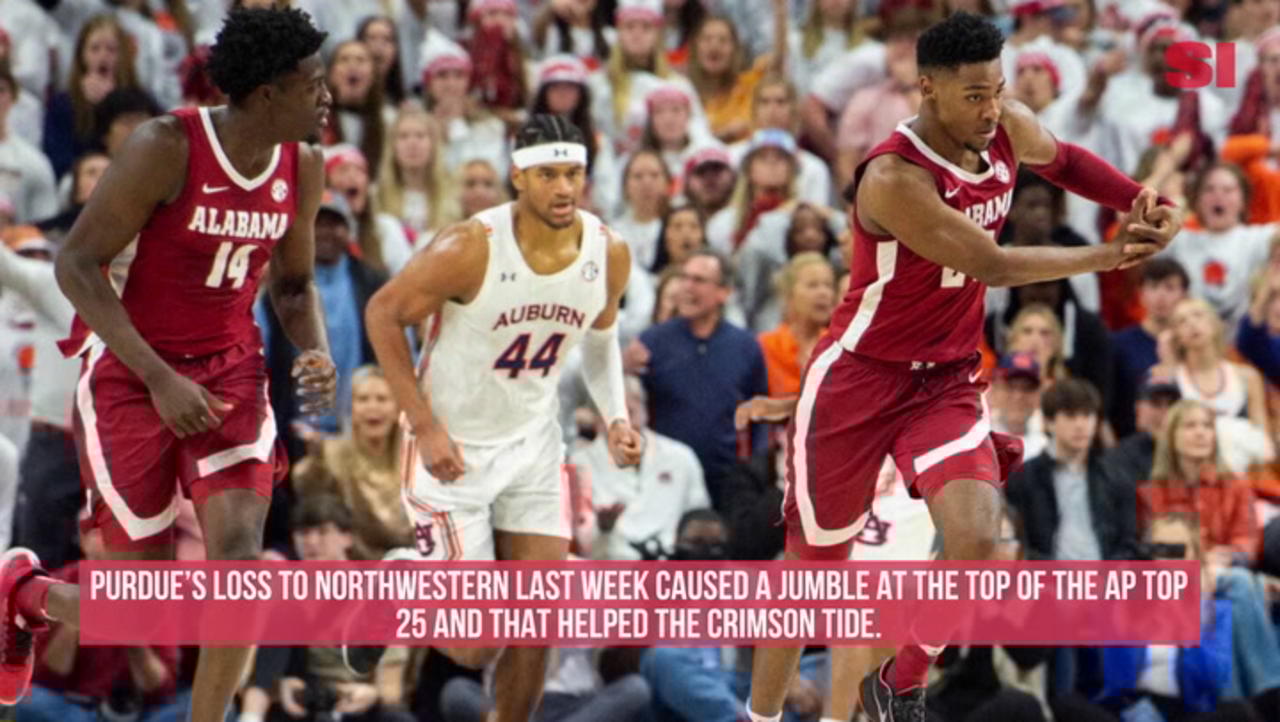 Alabama No.1 in Latest Men's Basketball AP Top - One News Page VIDEO