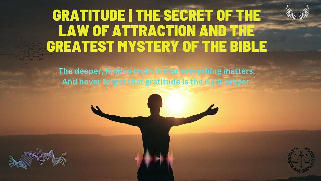 Gratitude The Secret Of The Law Of Attraction One News Page Video