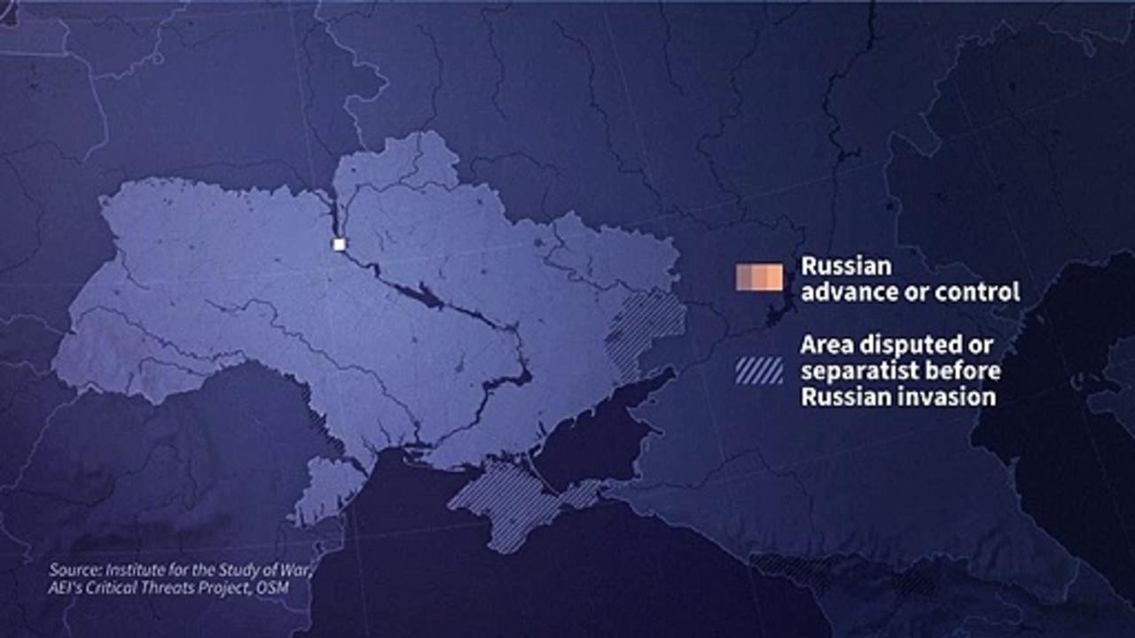 Animated map: timeline of Russian invasion of - One News Page VIDEO