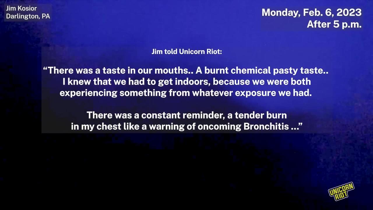 The Chemical Disaster in East Palestine, Ohio - One News Page VIDEO