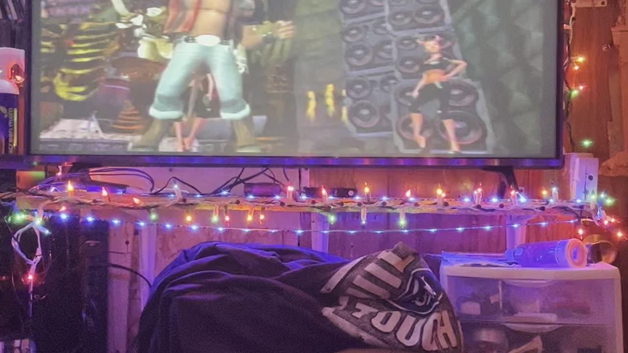 My first battle with Lou on guitar hero. - One News Page VIDEO