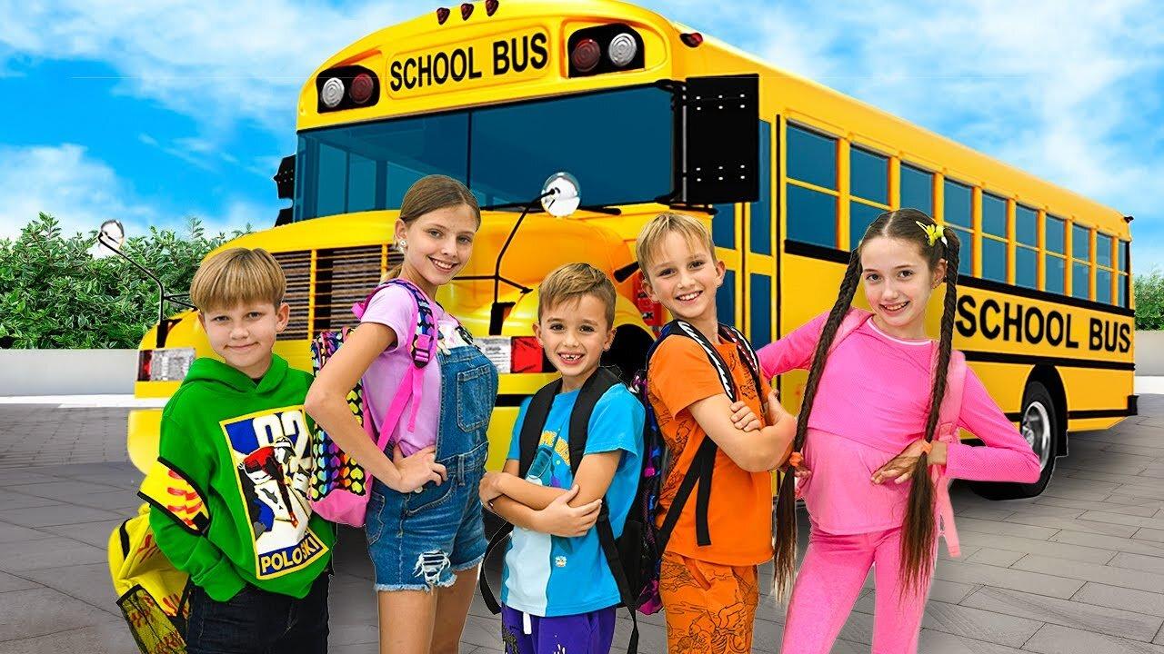 Vlad and Niki learn School bus rules with - One News Page VIDEO