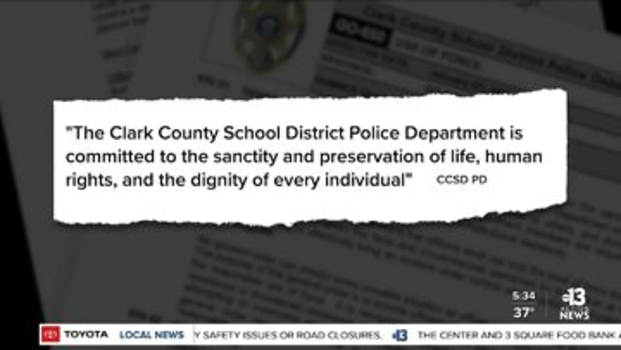 A closer look at CCSD Police Department's - One News Page VIDEO