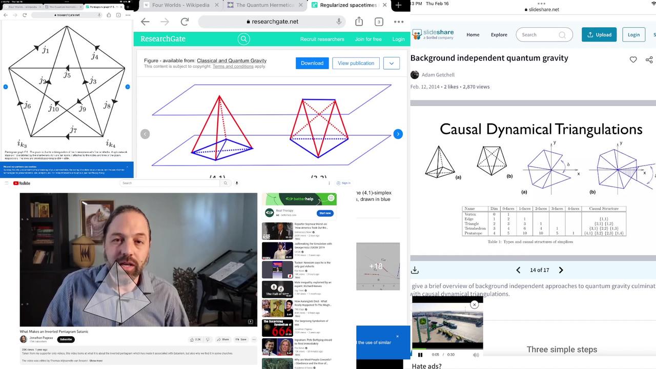 PENTAGRAM IN QUANTUM GRAVITY RESEARCH - One News Page VIDEO