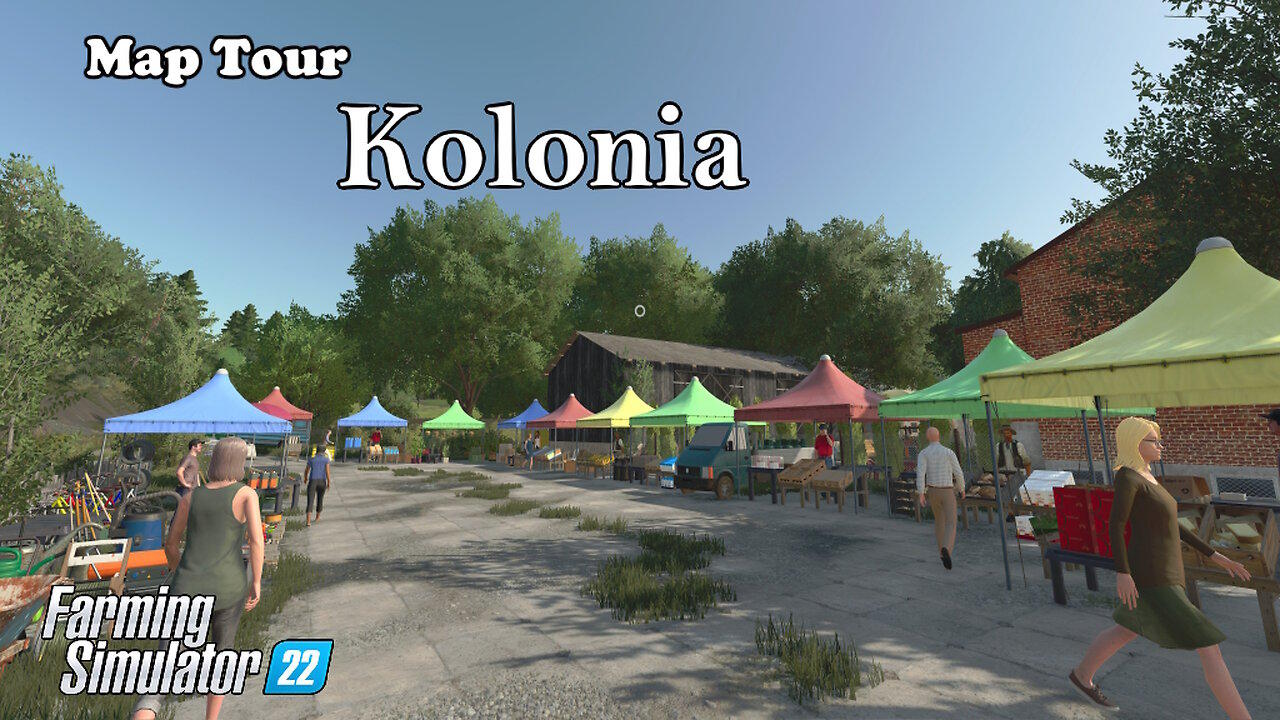 Map Tour | Kolonia | Farming Simulator 22 - One News Page VIDEO