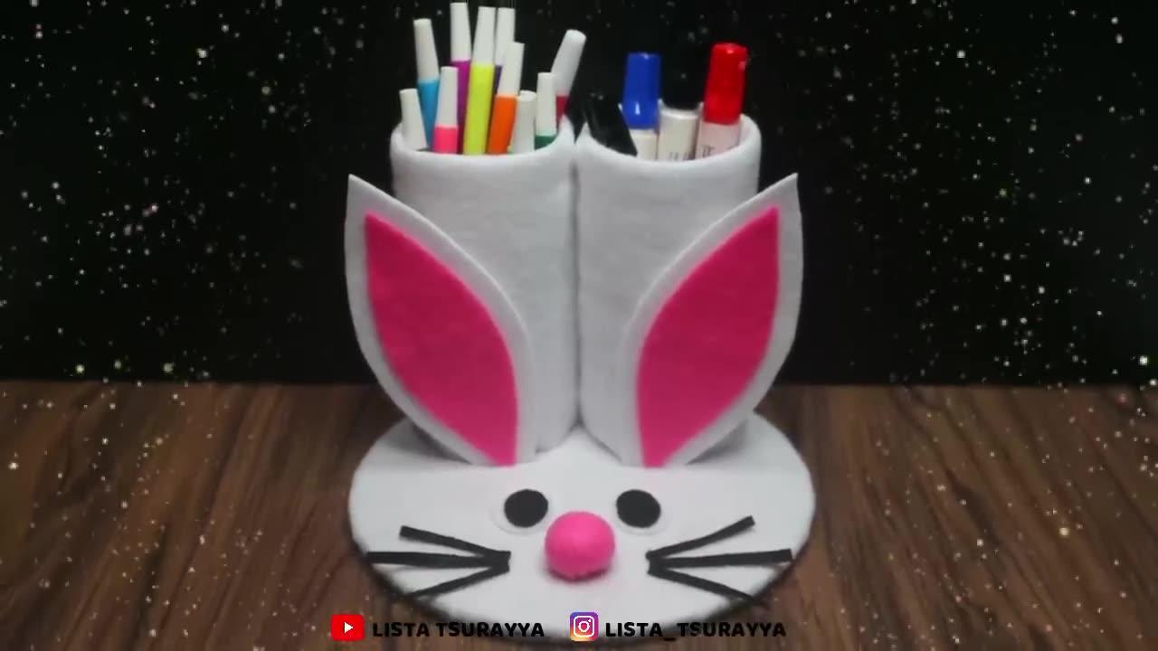 Ide Kreatif Tempat Pensil Kelinci dari Botol - One News Page VIDEO