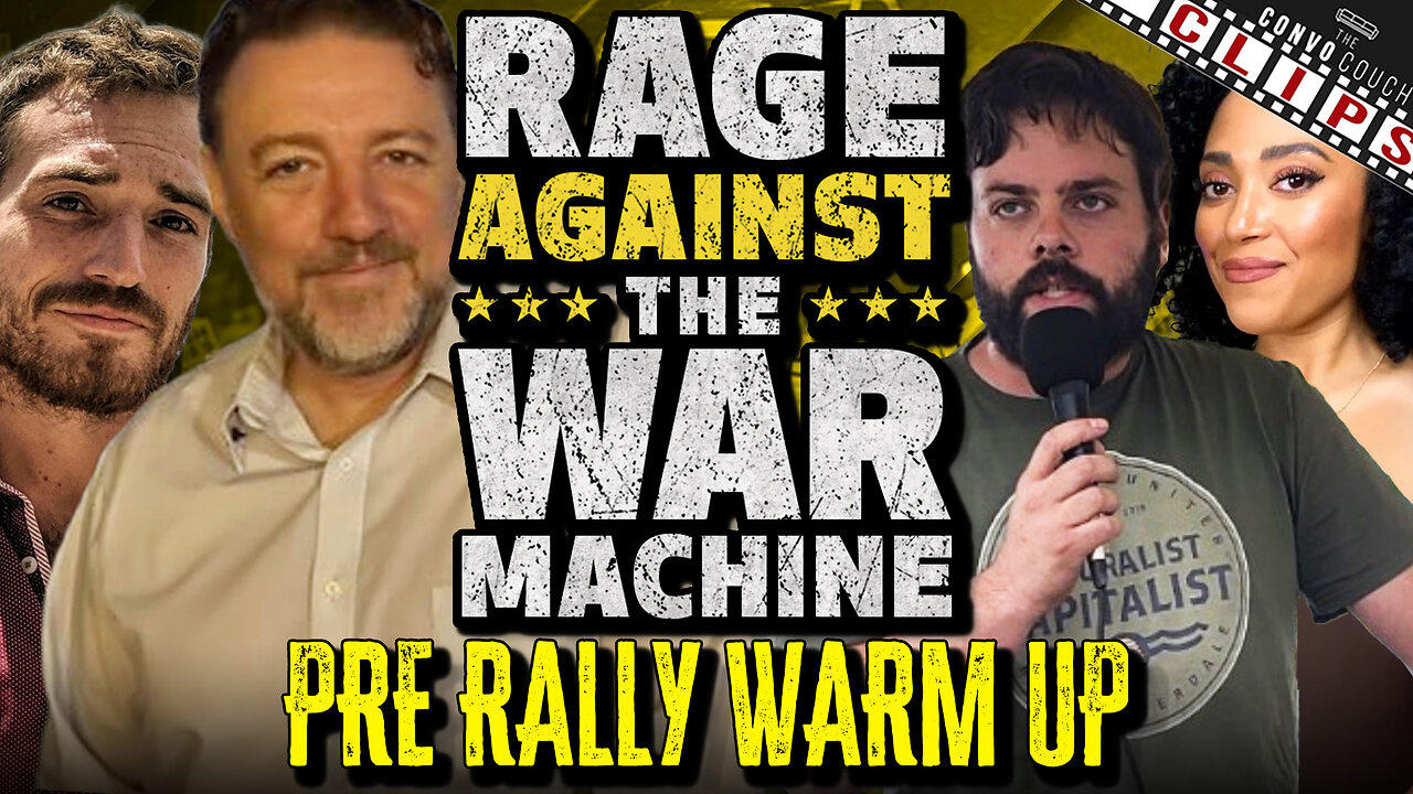 Rage Against War Pre Rally w/ Courtney, Clint, - One News Page VIDEO