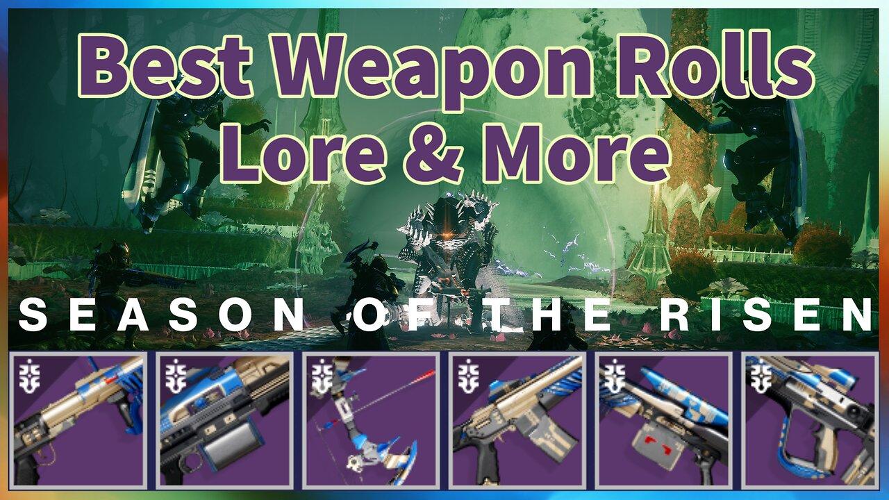 Best Weapon Rolls, Lore & More! | Season of - One News Page VIDEO