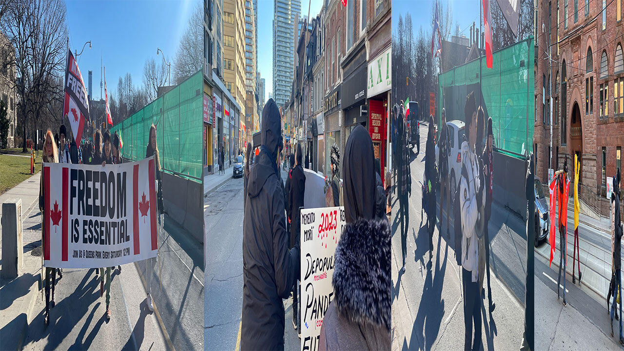 Raw Video: Toronto weekly freedom rally - One News Page VIDEO