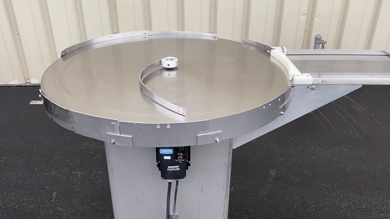 Cozzoli 42-Inch Rotary Unscrambler Feed Table - One News Page VIDEO