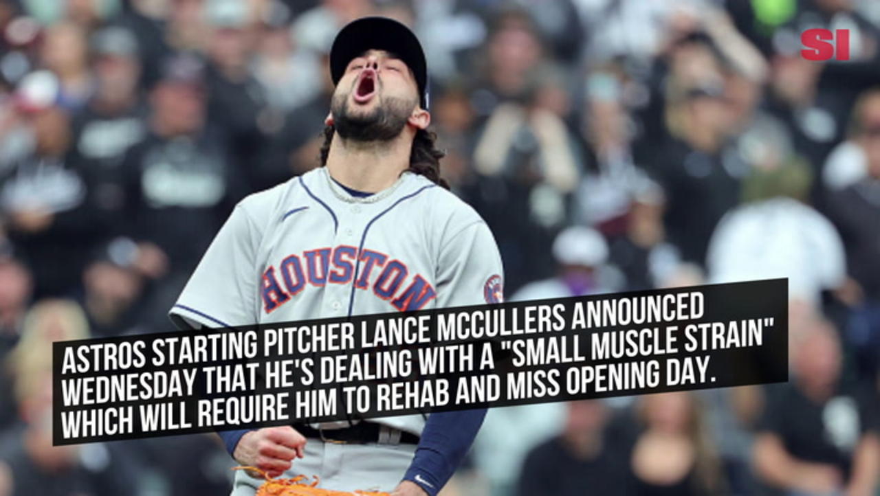 Astros’ Lance McCullers Jr. to Miss Start of - One News Page VIDEO
