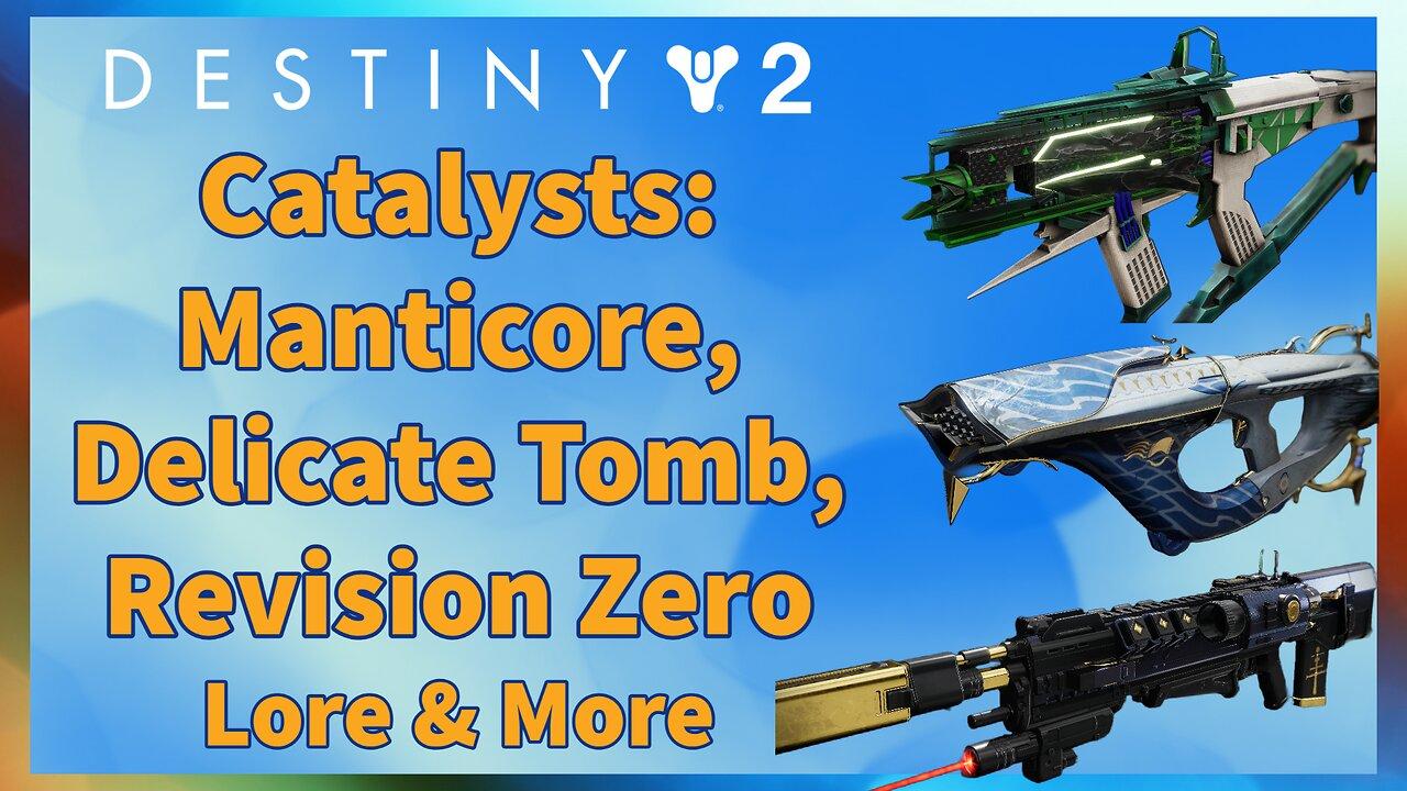 Catalysts: Manticore, Delicate Tomb, Revision - One News Page VIDEO