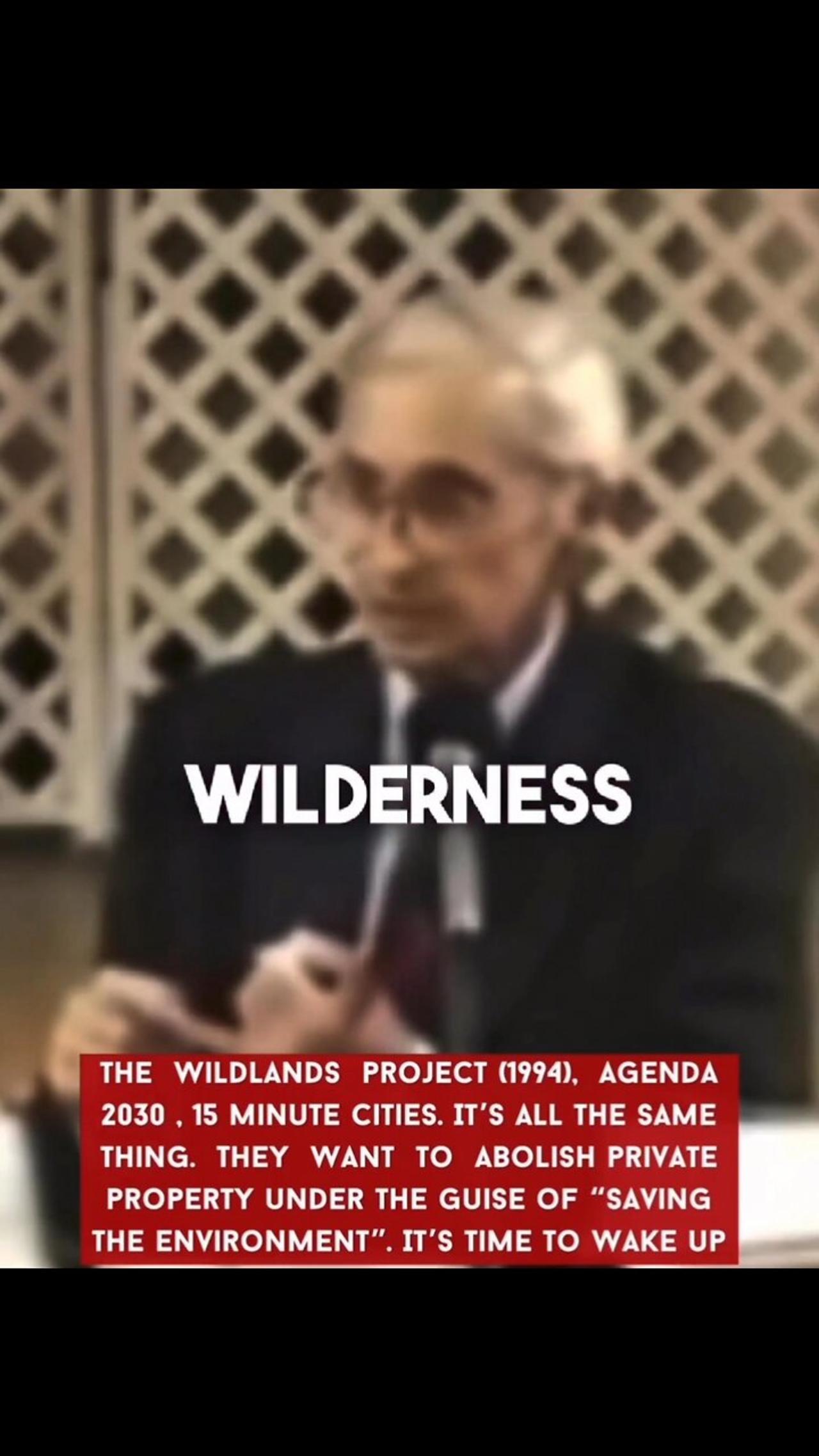 THE WILDLANDS PROJECT (1994), AGENDA 2030 - One News Page VIDEO
