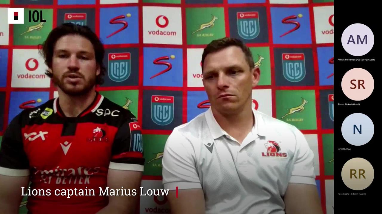 Lions captain Marius Louw on his side's URC - One News Page VIDEO