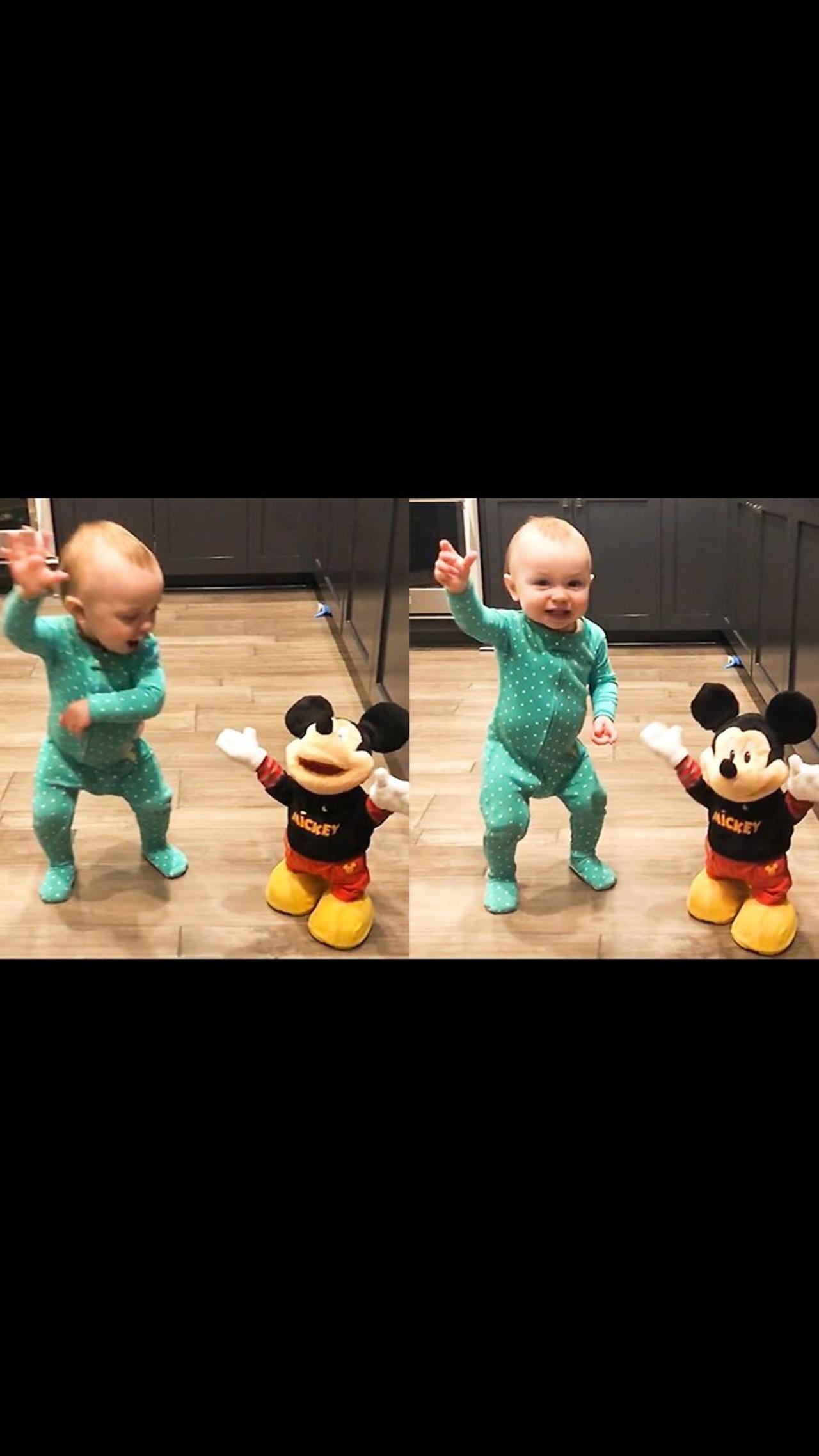 Mom's dancing baby videos are giving us - One News Page VIDEO