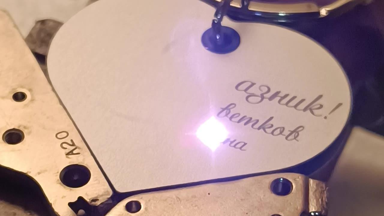 My laser engraver in action! - One News Page VIDEO