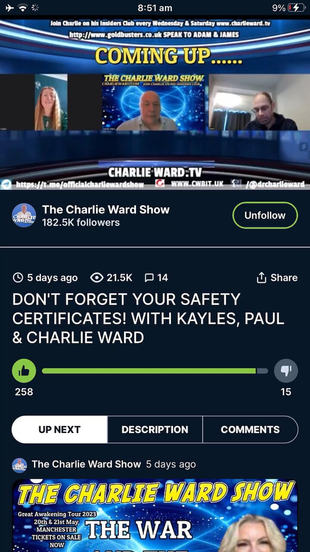 Charlie Ward : gas and electricity is already - One News Page VIDEO