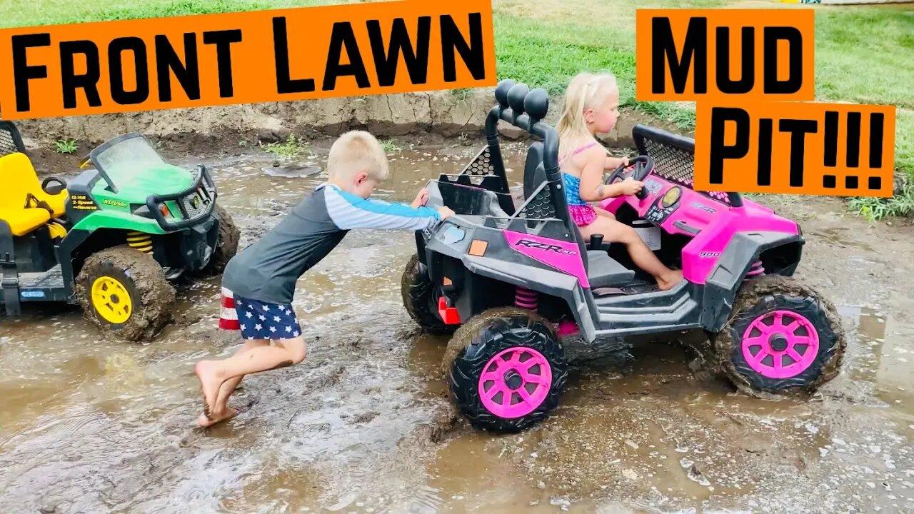 Kids MUDDING In My FRONT LAWN!!! - One News Page VIDEO