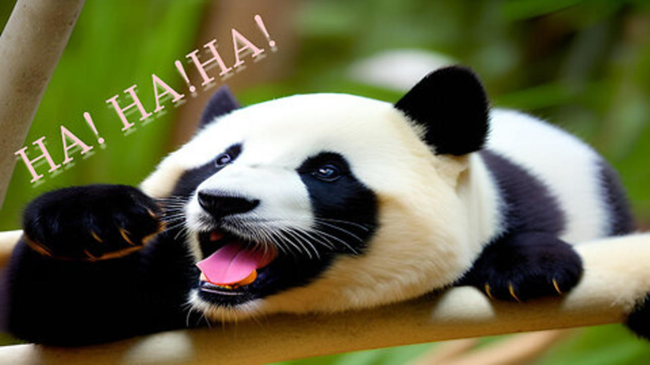 Panda Rolls down Hill (hilarious!) - One News Page VIDEO