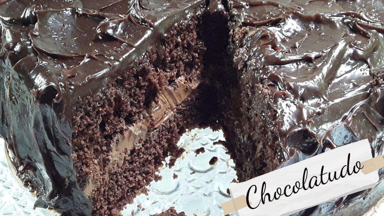 Easy and Very Tasty Chocolate Cake (Bolo de - One News Page VIDEO