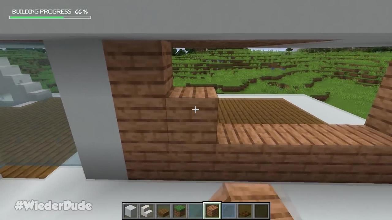 Minecraft How to Build a Modern House Tutorial - One News Page VIDEO