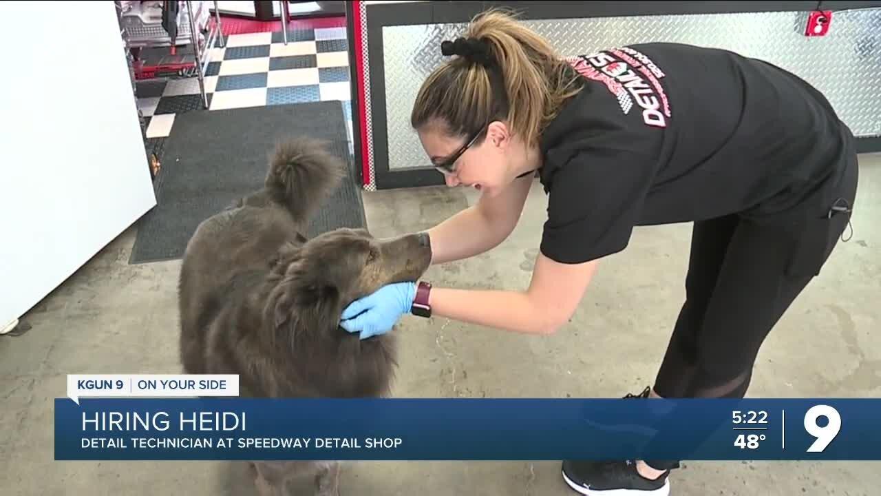 Hiring Heidi: Speedway Detail Shop - One News Page VIDEO