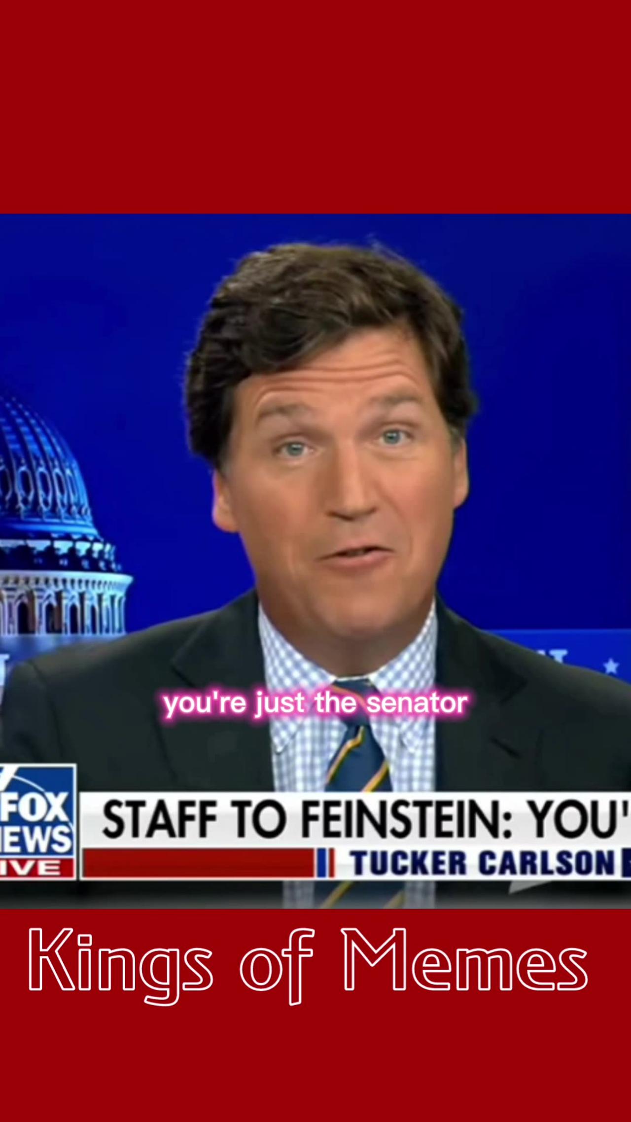 Tucker Carlson: Feinstein Staffers didn't - One News Page VIDEO