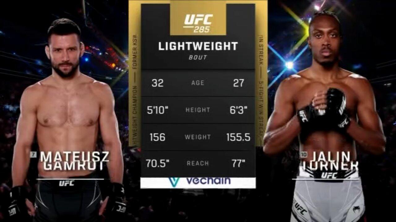 UFC 285 MATCH (MAIN CARD) MATEUSZ GAMROT VS - One News Page VIDEO