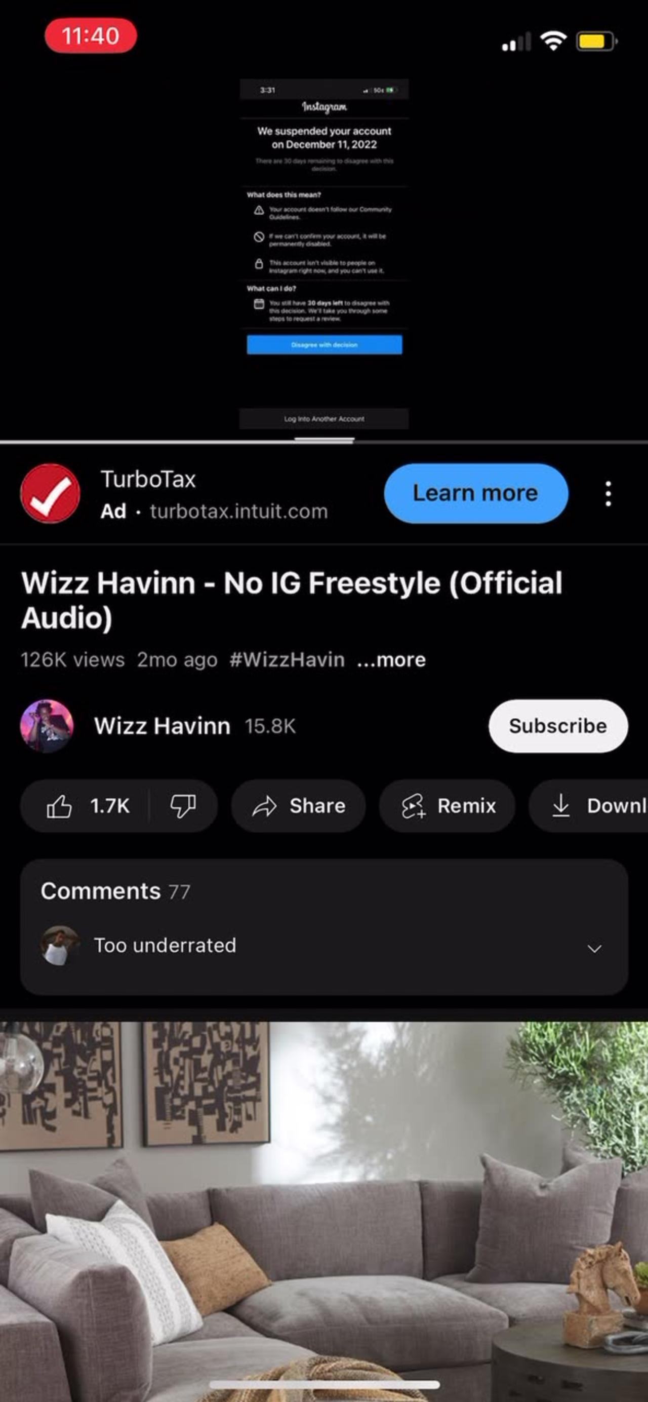 No ig freestyle wizz havinn - One News Page VIDEO