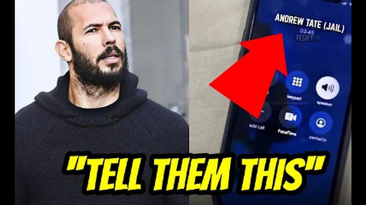 Andrew Tate Prison Phone call (LEAKED) - One News Page VIDEO