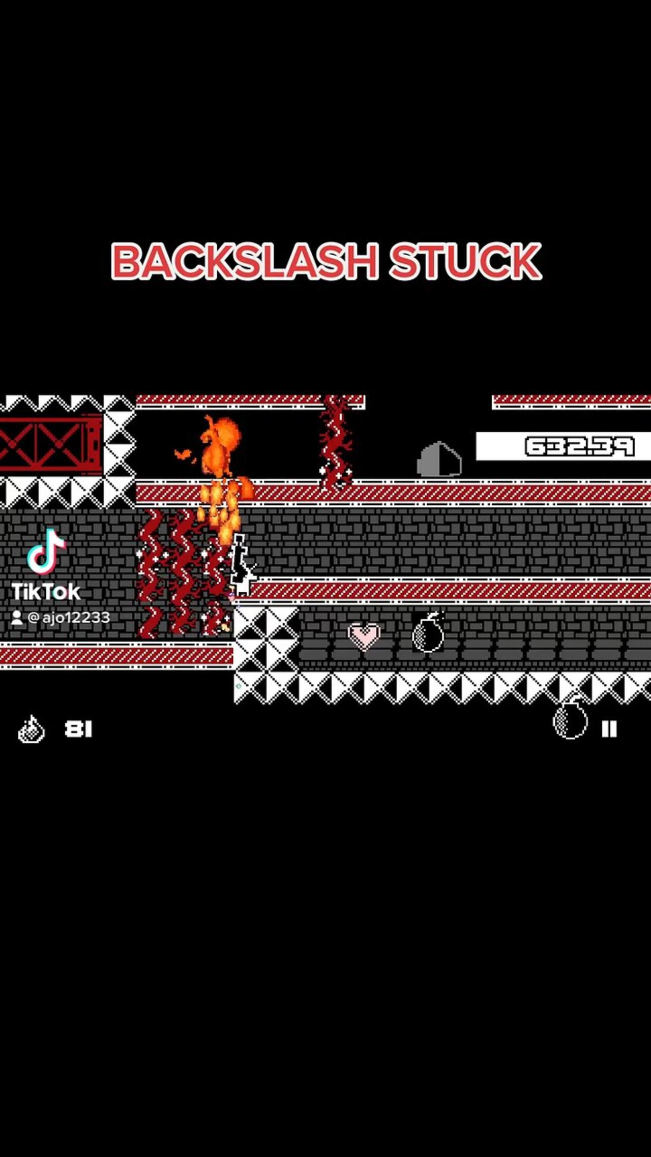 BACKSLASH STUCK - One News Page VIDEO