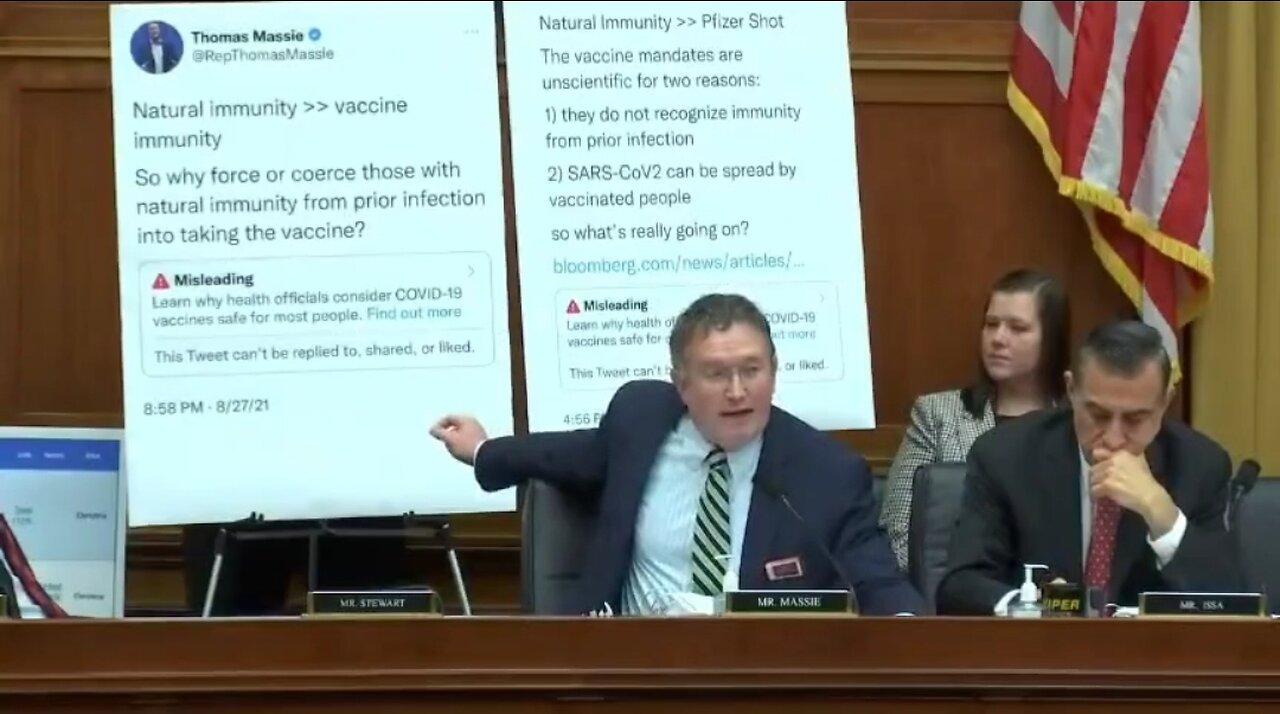 Rep Thomas Massie Exposes The Weaponization Of - One News Page VIDEO