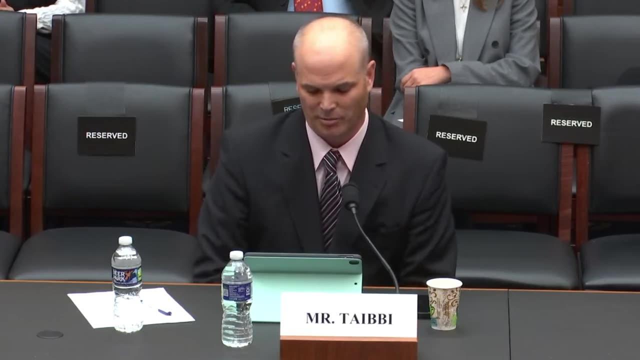Matt Taibbi Delivers Powerful Opening Statement - One News Page VIDEO