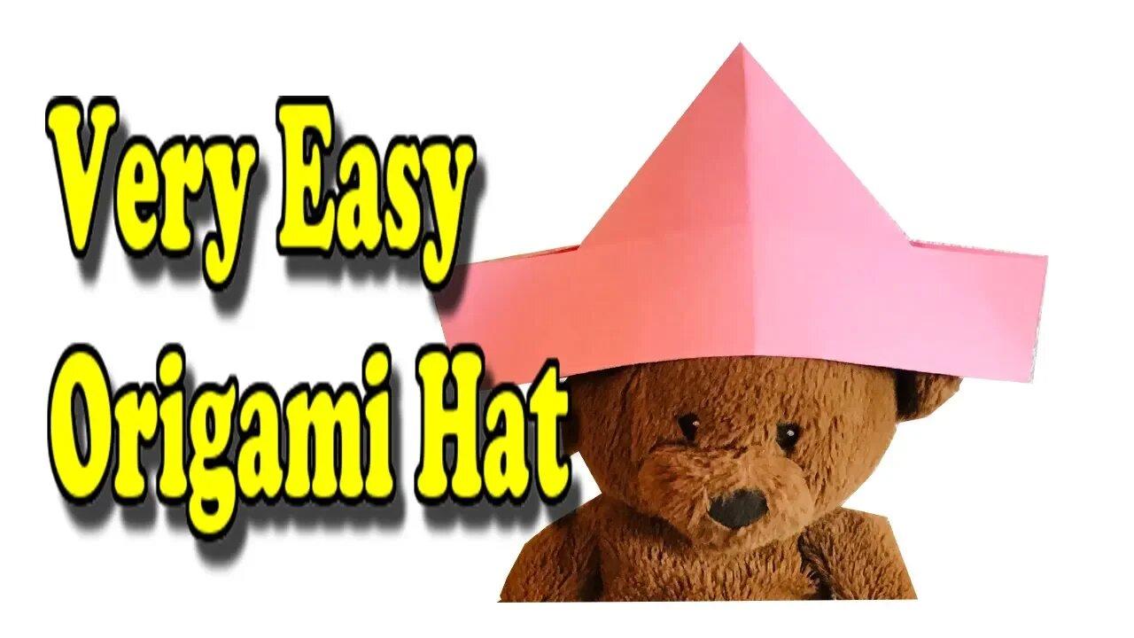 How to make super easy origami hat - One News Page VIDEO