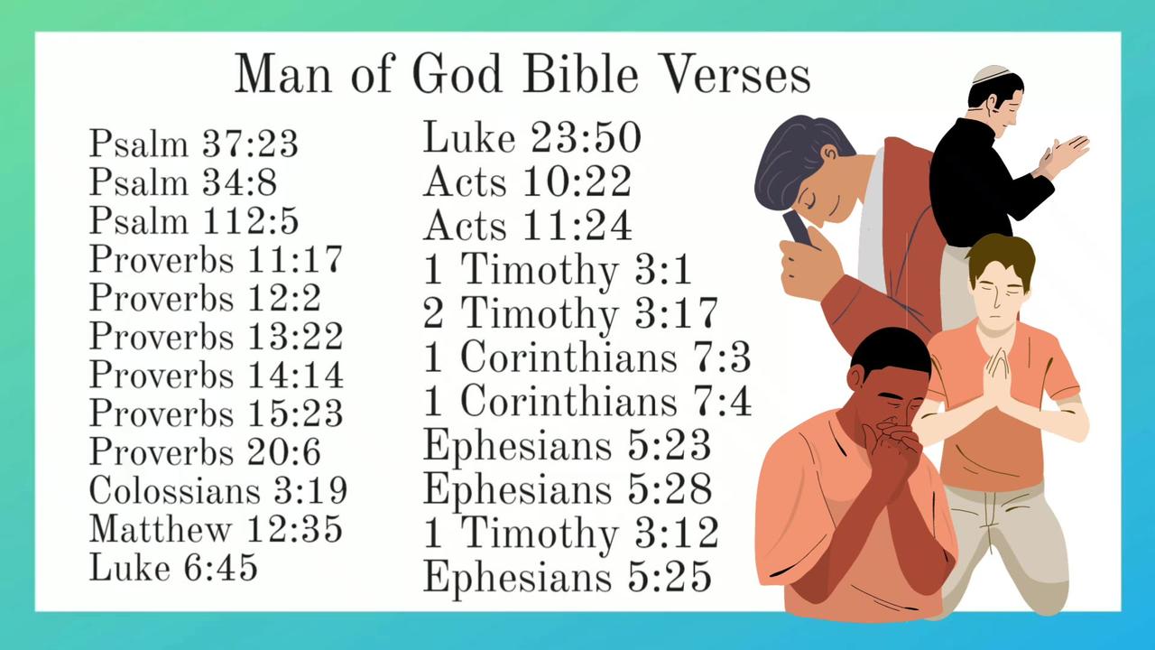 A Man of God Bible Verses - One News Page VIDEO
