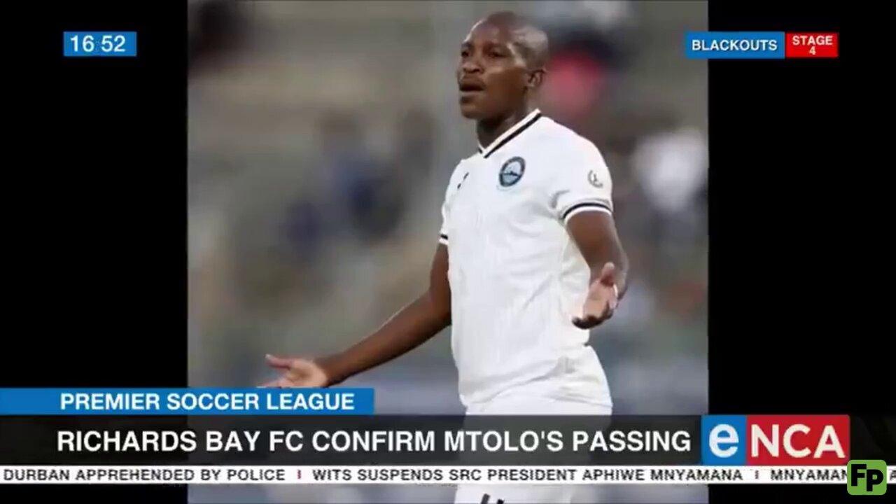 Professional footballer Siphamandla Mtolo (29) - One News Page VIDEO