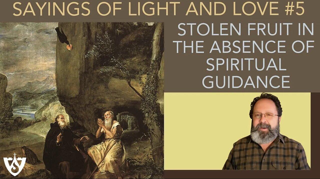 Sayings of Light and Love: Stolen Fruit in the - One News Page VIDEO