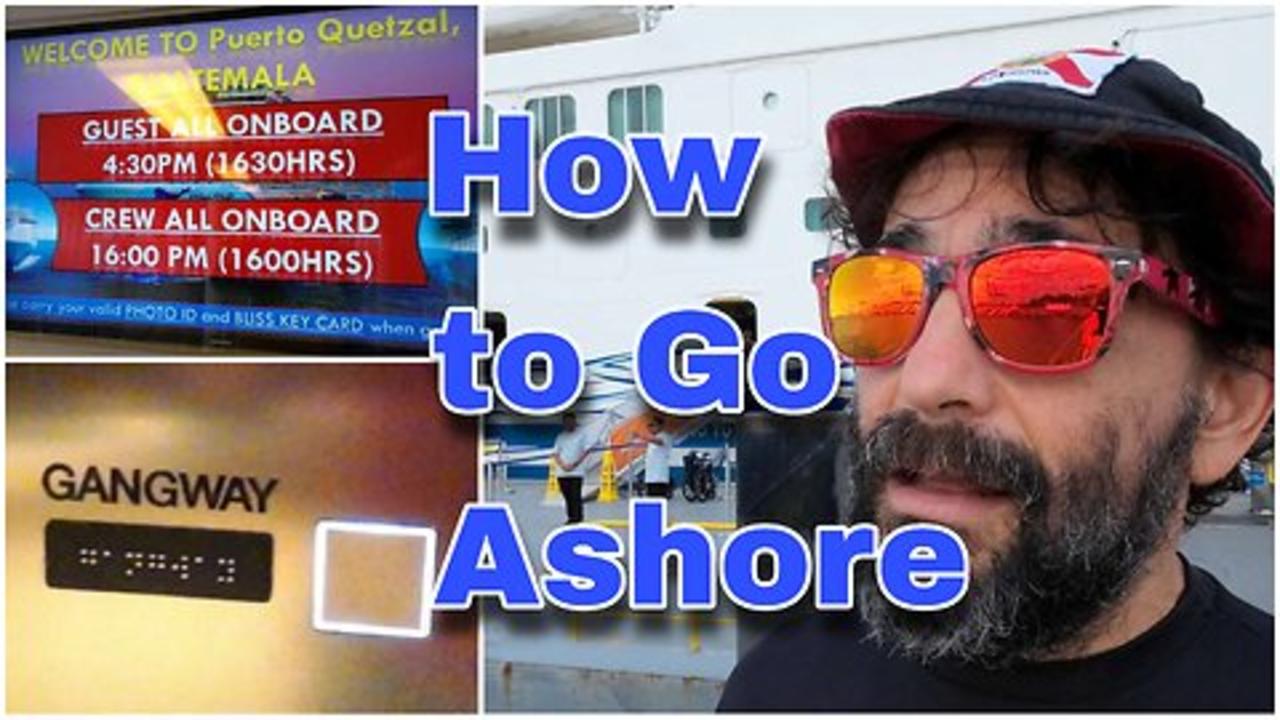 How To Cruise: Going Ashore - One News Page VIDEO