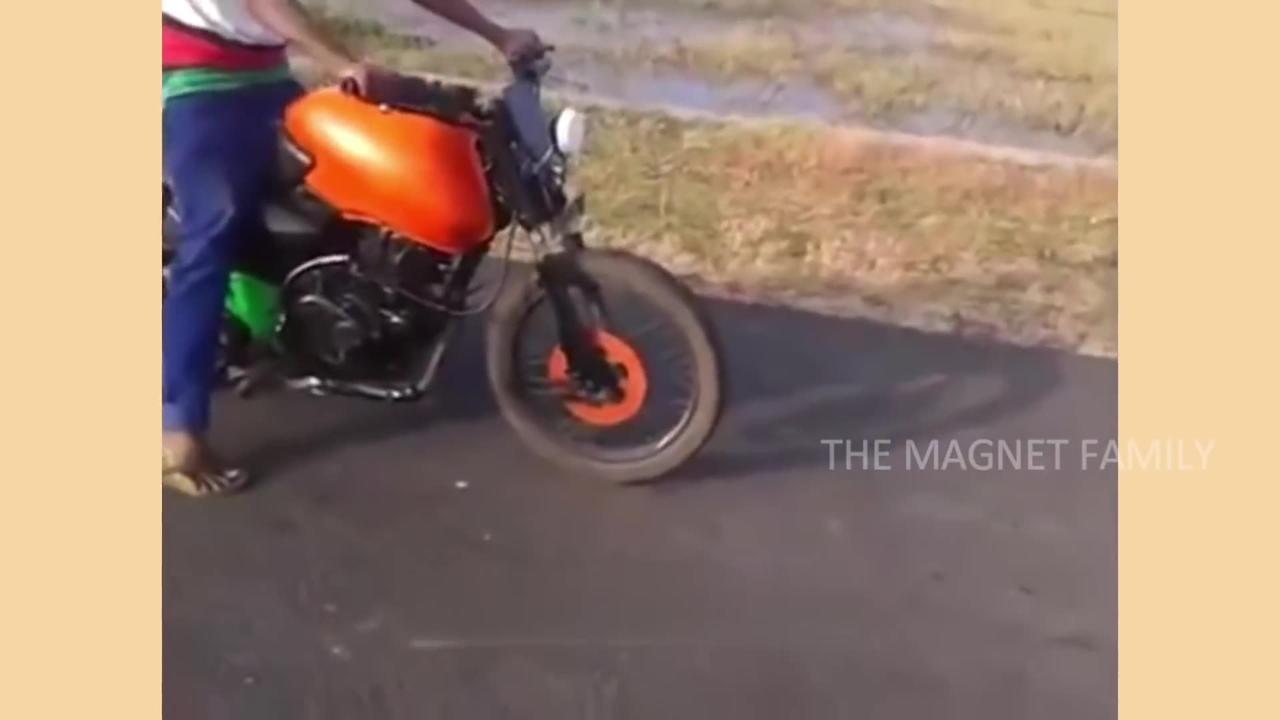 Funny bike stunt fails in Tamil Girls scooter - One News Page VIDEO