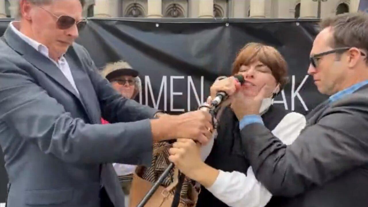 Crazy Trans Activist Storms A Real Woman's - One News Page VIDEO