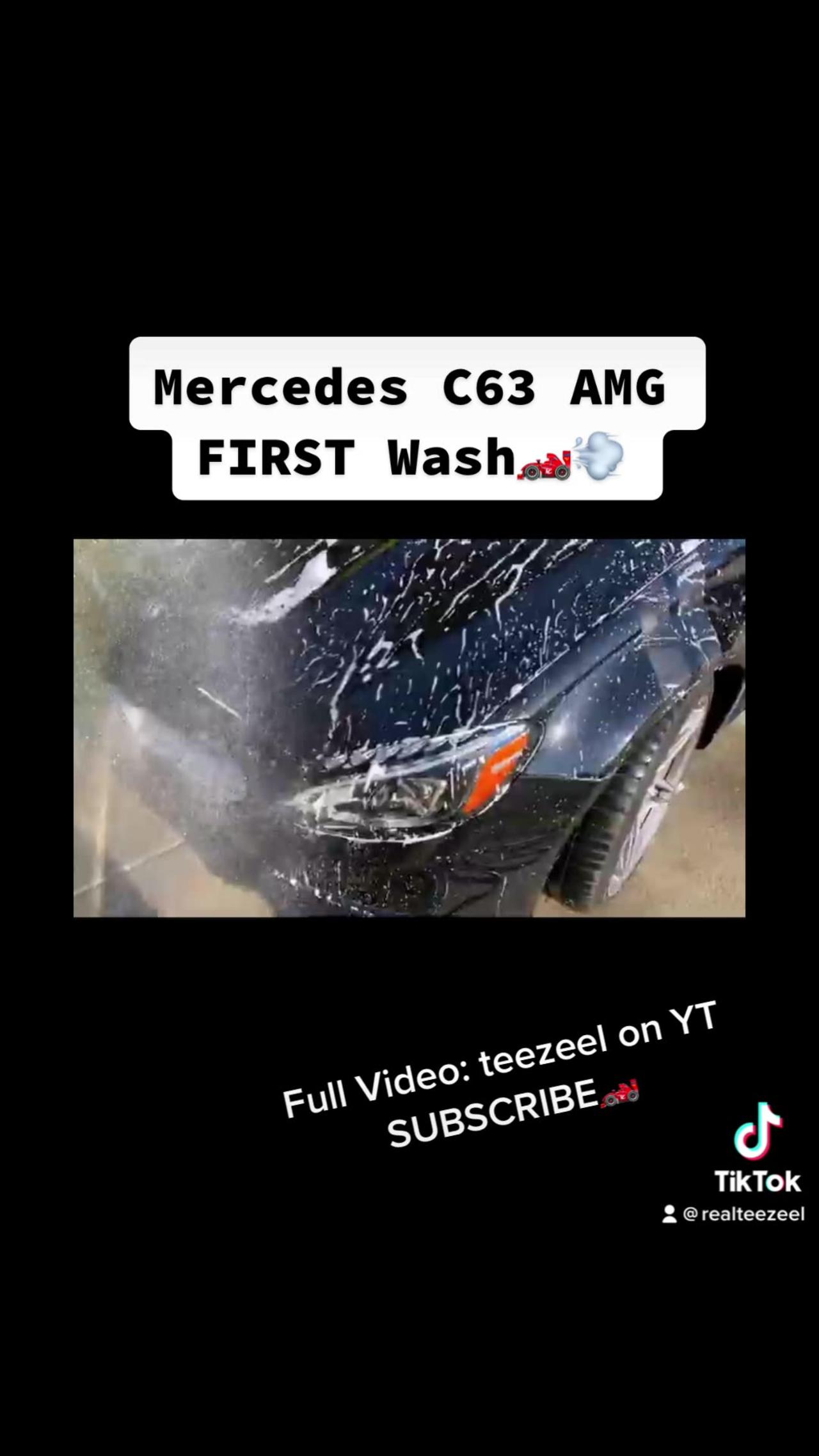Mercedes Benz C63 AMG First Wash - One News Page VIDEO