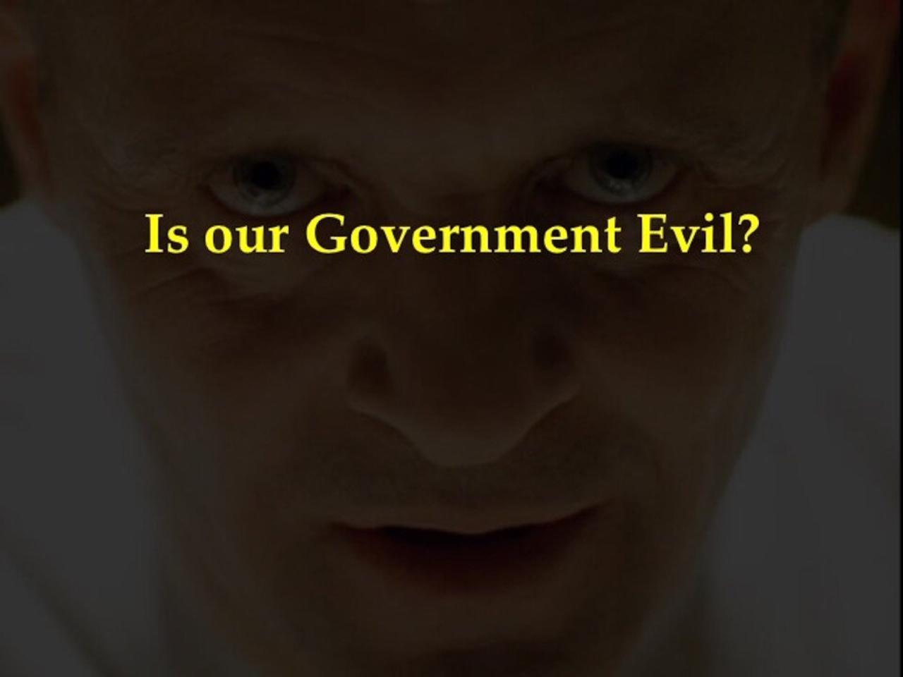 Evil and Government Part 3B - One News Page VIDEO