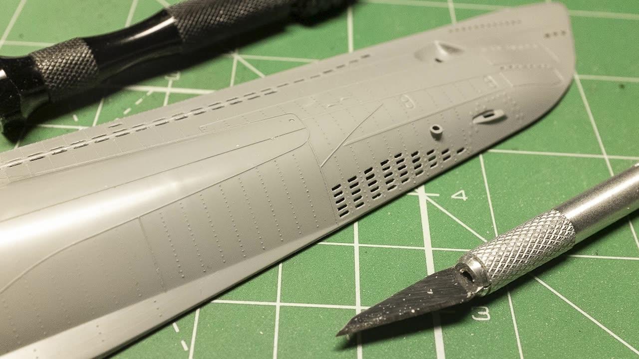 U-boat type VII C/41 scale 1/144 Model build - One News Page VIDEO