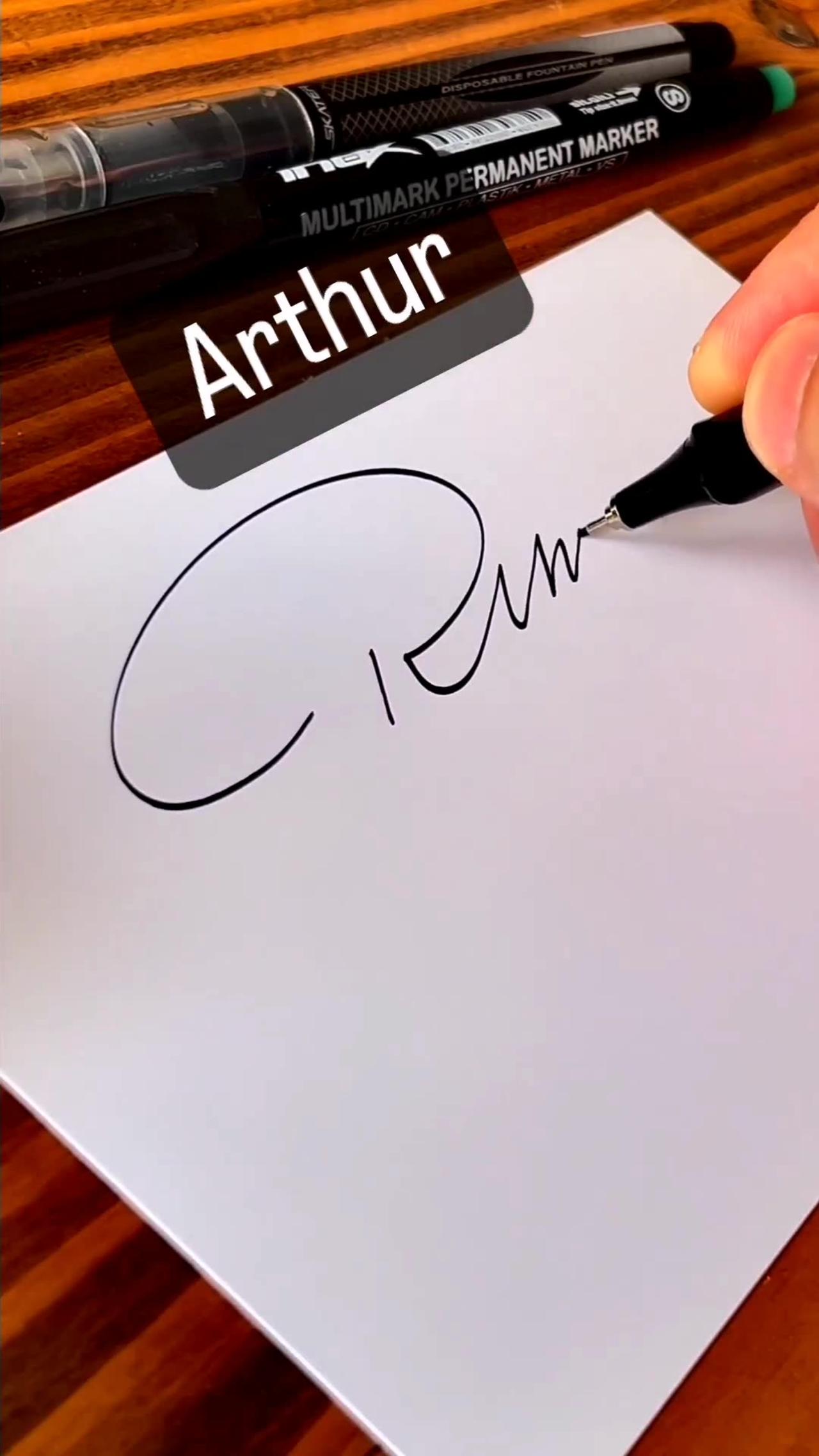 Arthur Name Stylish Signature - Next - One News Page VIDEO